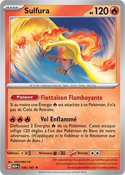 Sulfura | 151 | Encyclopédie des cartes du JCC | www.pokemon.fr