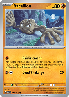 Racaillou | 151 | Encyclopédie des cartes du JCC | www.pokemon.fr