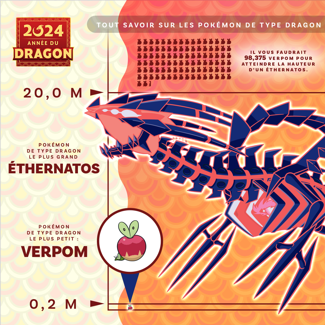 Infographie sur les Pokémon de type Dragon | www.pokemon.fr