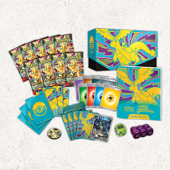 JCC Pokémon : Coffret Dresseur d’élite Méga-Évolution – Héros ...