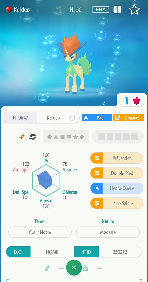 Complétez des Pokédex pour obtenir Keldeo chromatique et Meltan chromatique dans Pokémon HOME ...