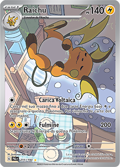 Raichu | Evoluzioni a Paldea | Archivio delle carte GCC | www.pokemon.it