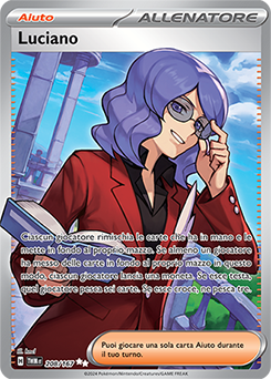 Luciano | Crepuscolo Mascherato | Archivio delle carte GCC | www.pokemon.it