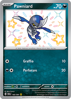 Pawniard | Destino di Paldea | Archivio delle carte GCC | www.pokemon.it