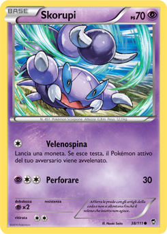 Skorupi | XY - Colpi Furiosi | Archivio delle carte GCC | www.pokemon.it