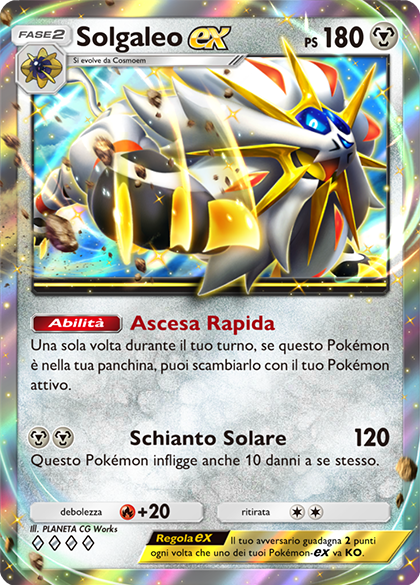 GCC Pokémon Pocket: strategia per il mazzo Solgaleo‑ex | www.pokemon.it