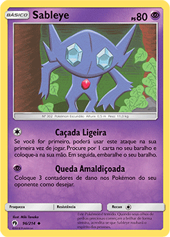 Sableye | Céus em Evolução | Banco de Dados de Cards do Estampas ...