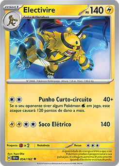 Electivire | Forças Temporais | Banco de Dados de Cards do Estampas ...