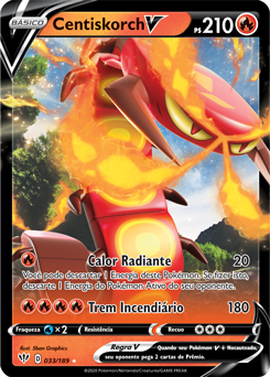 Centiskorch | Forças Temporais | Banco de Dados de Cards do Estampas ...