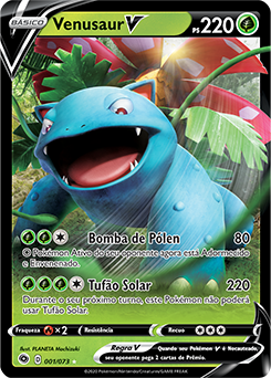 Venusaur V | Caminho do Campeão | Banco de Dados de Cards do Estampas ...