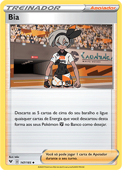 Bia | Voltagem Vívida | Banco de Dados de Cards do Estampas Ilustradas ...