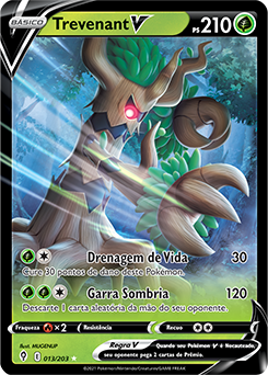 Trevenant V | Céus em Evolução | Banco de Dados de Cards do Estampas ...