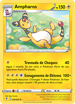 Ampharos V | Voltagem Vívida | Banco de Dados de Cards do Estampas ...