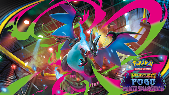 A expansão Megaevolução — Fogo Fantasmagórico do Pokémon Estampas ...
