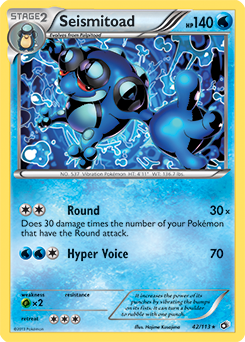Seismitoad | Black & White—Legendary Treasures | TCG Card Database ...