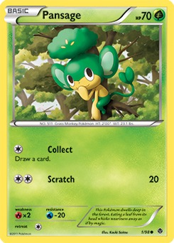 Pansage | Black & White—Emerging Powers | TCG Card Database | Pokemon.com
