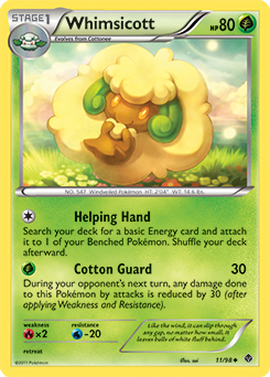 Whimsicott | Black & White—Emerging Powers | TCG Card Database ...