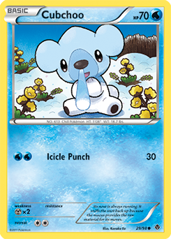 Cubchoo | Black & White—Emerging Powers | TCG Card Database | Pokemon.com