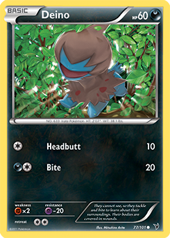 Deino | Black & White—Noble Victories | TCG Card Database | Pokemon.com