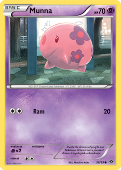 Munna | Black & White—Next Destinies | TCG Card Database | Pokemon.com