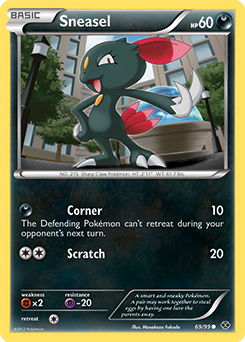 Sneasel | Black & White—Next Destinies | TCG Card Database | Pokemon.com
