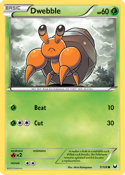 Dwebble | Black & White—Dark Explorers | TCG Card Database | Pokemon.com