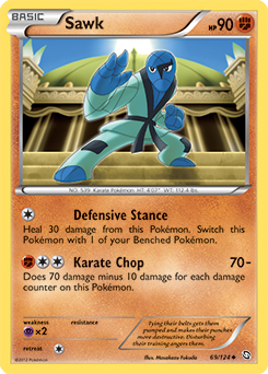 Sawk | Black & White—Dragons Exalted | TCG Card Database | Pokemon.com