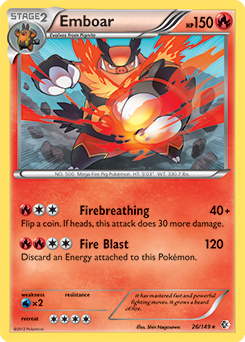 Emboar | Black & White—Boundaries Crossed | TCG Card Database | Pokemon.com