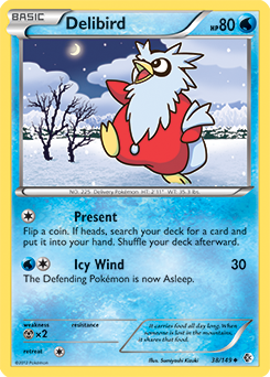 Delibird | Black & White—Boundaries Crossed | TCG Card Database ...
