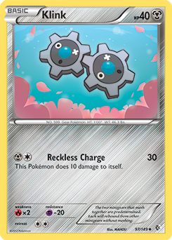 Klink | Black & White—Boundaries Crossed | TCG Card Database | Pokemon.com