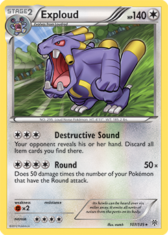 Exploud | Black & White—Plasma Storm | TCG Card Database | Pokemon.com