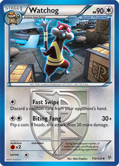Watchog | Black & White—Plasma Storm | TCG Card Database | Pokemon.com