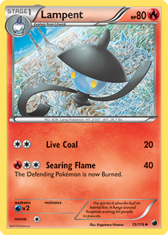 Lampent | Black & White—Plasma Freeze | TCG Card Database | Pokemon.com
