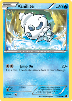 Vanillite | Black & White—Plasma Freeze | TCG Card Database | Pokemon.com