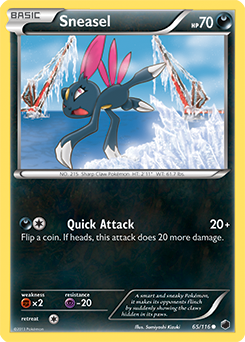 Sneasel | Black & White—Plasma Freeze | TCG Card Database | Pokemon.com