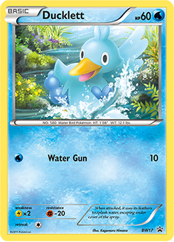 Ducklett | BW—Promo | TCG Card Database | Pokemon.com