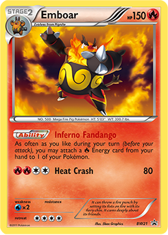 Emboar | BW—Promo | TCG Card Database | Pokemon.com