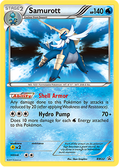 Samurott | BW—Promo | TCG Card Database | Pokemon.com