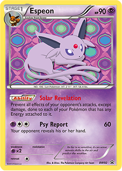 Espeon | BW—Promo | TCG Card Database | Pokemon.com
