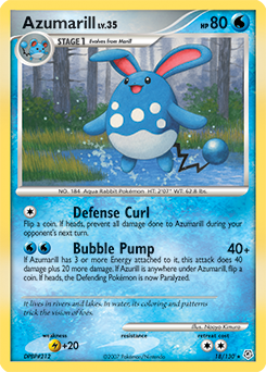 Azumarill | Diamond & Pearl | TCG Card Database | Pokemon.com