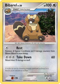 Bibarel | Diamond & Pearl | TCG Card Database | Pokemon.com