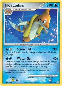 Floatzel | Diamond & Pearl | TCG Card Database | Pokemon.com