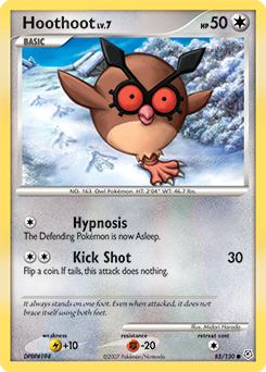 Hoothoot | Diamond & Pearl | TCG Card Database | Pokemon.com
