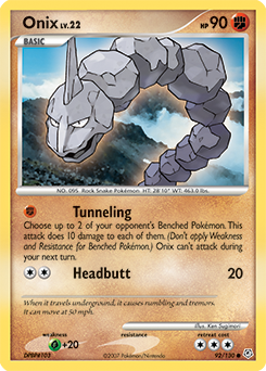 Onix | Diamond & Pearl | TCG Card Database | Pokemon.com