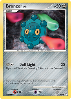 Bronzor | Diamond & Pearl—Mysterious Treasures | TCG Card Database ...