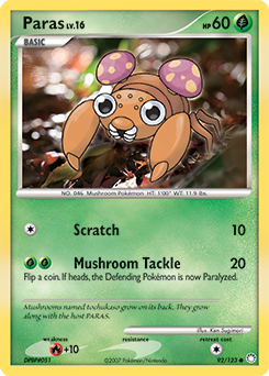 Paras | Diamond & Pearl—Mysterious Treasures | TCG Card Database ...