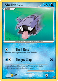 Shellder | Diamond & Pearl—Secret Wonders | TCG Card Database | Pokemon.com