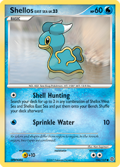 Shellos East Sea | Diamond & Pearl—Secret Wonders | TCG Card Database ...