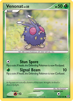 Venonat | Diamond & Pearl—Secret Wonders | TCG Card Database | Pokemon.com
