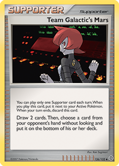 Team Galactic’s Mars | Diamond & Pearl—Secret Wonders | TCG Card ...